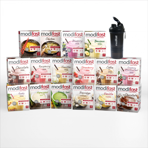 Gå ner i vikt med Modifast Mixpaket